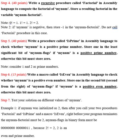Step 3 5 Points Declare A Signed Integer Variable