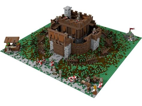 Medieval Fort By Becheman On Brickshelf Lego Structure Lego