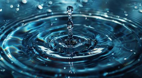 Continuous Improvement A Single Droplet In A Pool Of Water Represents