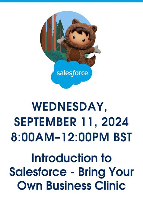 Liz Rhodes On Linkedin Introduction To Salesforce Bring Your Own Business Clinic