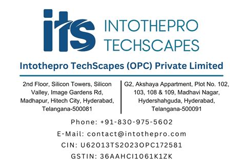 Intothepro Techscapes Hyderabad