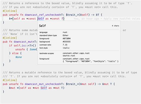Wrong Scope For `self` In `const Self` · Issue 22 · Dustypomerleaurust Syntax · Github