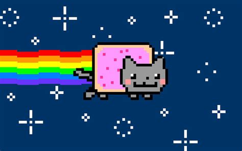 Nyan Cat Pixel Art By Deceptively Moist On Deviantart