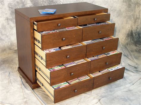 10 Drawer Cd Dvd And Blu Ray Cabinet Cmd 4236