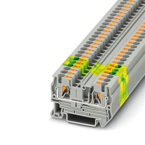 Pt 4 Feed Through Terminal Block 3211757 Phoenix Contact
