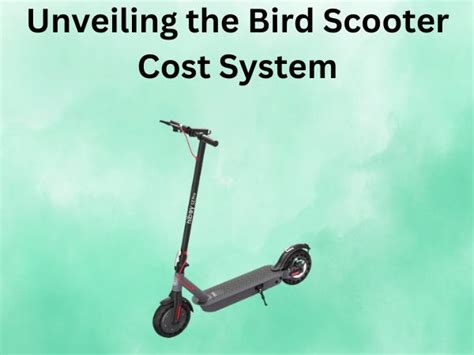 Unveiling The Bird Scooter Cost System A Comprehensive Guide Rc Fact