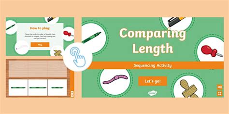 👉 Comparing Length Interactive Activity Twinkl Kindergarten Maths