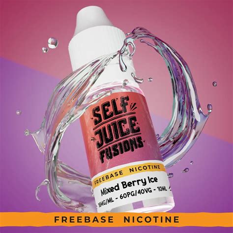 Self Juice Fusions Mixed Berry Ice 10ml Hpg E Liquid