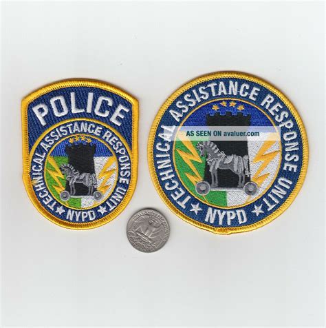 Obsolete York City Technical Assistance Response Unit Taru Nypd Patch