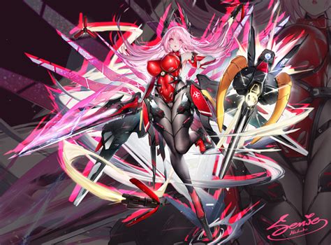 Nie Crosscore Platform Footwear Red Footwear Highres 1girl