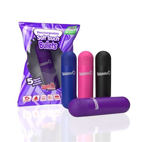 Screaming O Screaming O Soft Touch Rechargeable Bullets Purple In