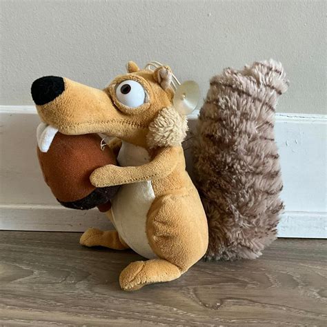 Ice Age Scrat Squirrel Plush Figure Stuffed Animal Etsy