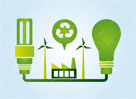 Coleção De Elementos Ecológicos Vetor Grátis