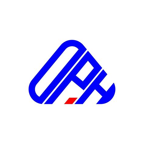 Oph Letter Logo Creative Design With Vector Graphic Oph Simple And