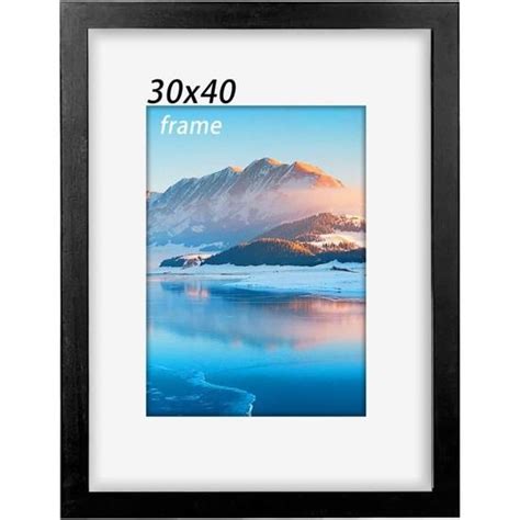 Cadre 30 X 40 Cm En Bois Noir Cadre Photo 12 X16 Pouces Cadre Photo