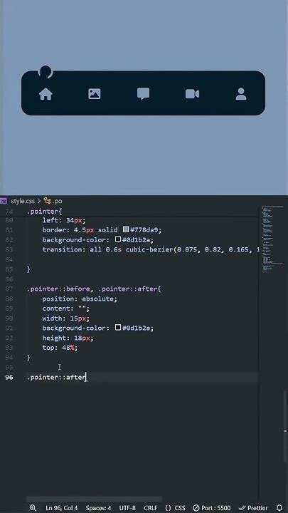 Cool Menu Hover Effect Css Hover Menu Htmlcss Webdesign Shorts