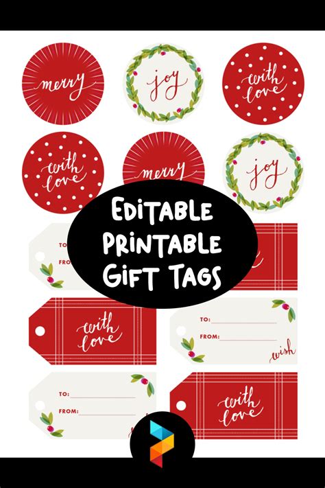 Downloadable Editable Free Printable T Tags Templates