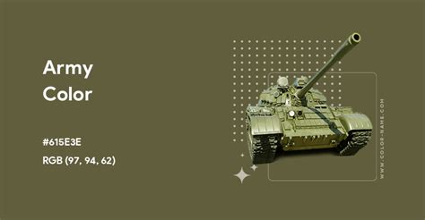 Army Color Hex Code Is 616030