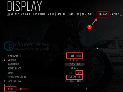 Fixed Days Gone FPS Drops On PC Driver Easy