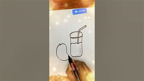 How To Draw Mango Lassi🍹🤗🤗🤗easy Mango Lassi Mango Juice Drawing Step