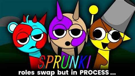 Sprunki Roles Swapped But Swap In Process All Charaters Youtube