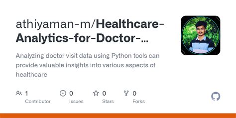 Github Athiyaman M Healthcare Analytics For Doctor Visits Using Python Analyzing Doctor Visit