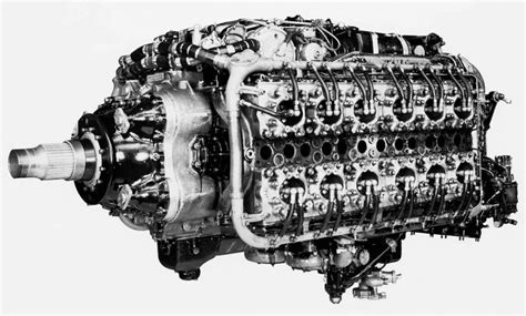 Napier H 24 Sabre Aircraft Engine Old Machine Press