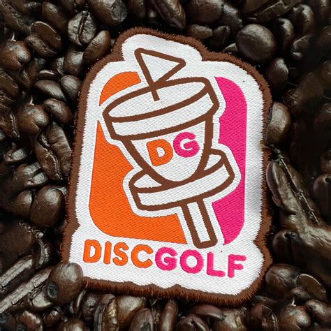 Dunkin Disc Golf Patch Disc Golf Pins