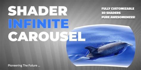 shader infinite carousel javascript plugin by fwdesign codester