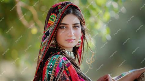 Celebration Of Pakistan Independence Day Portrait Of A Beautiful