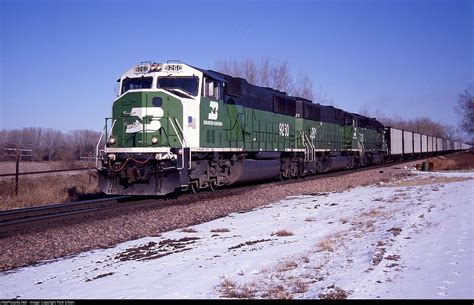 Bn 9260 Burlington Northern Railroad Emd Sd60m At Ashland Nebraska By