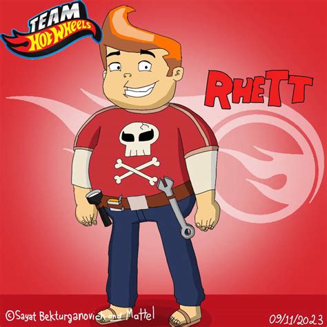 Rhett From Team Hot Wheels Version 1 By Sayat Bekturganovich On