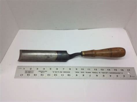 Vintage Tang Style W Butcher 2 Crankneck Gouge Chisel Antique Price Guide Details Page