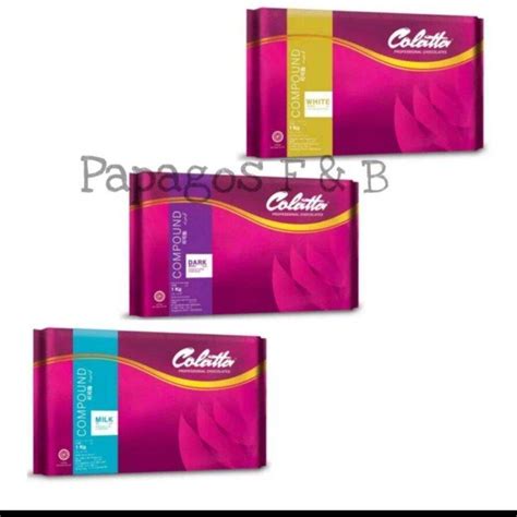 Colatta Collata Compound Coklat Batang Dark Milk White 1 Kg Kilo Lazada Indonesia