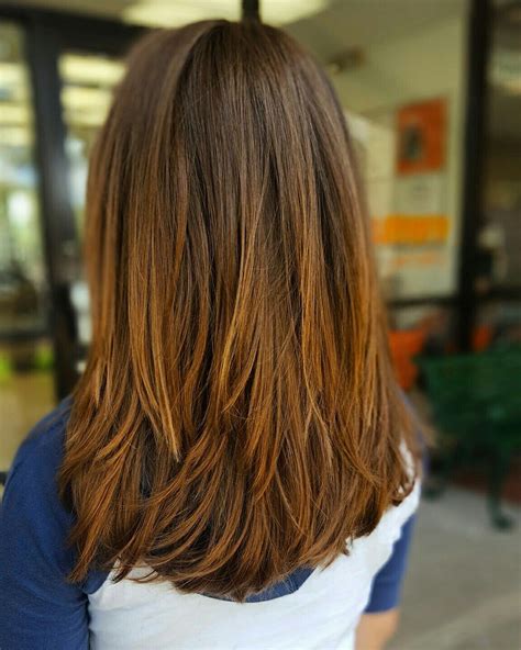 Medium Length Layered Haircuts Straight Hair Hairstyle Ideas