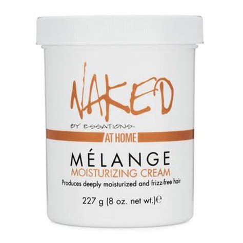 Naked By Essations Melange Moisturizing Cream For Frizz Free Hair 8oz