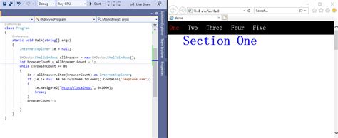 How To Open A New Tab In An Existing Internet Explorer Instance In C Microsoft Qanda