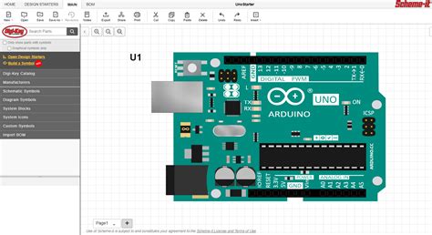 Arduino Uno Design Starter For Scheme It Scheme It DigiKey TechForum An Electronic