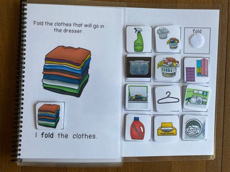 Laundry Task Analysis And Interactive Book For Special Ed With Bonus Worksheets Etsy