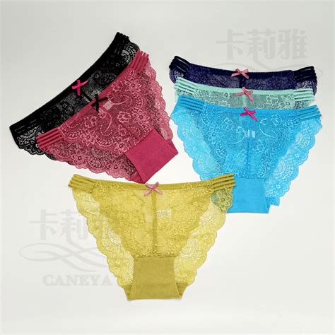 Amazing Ladies Full Sex Lace Bikini Mid Rise Elastic String