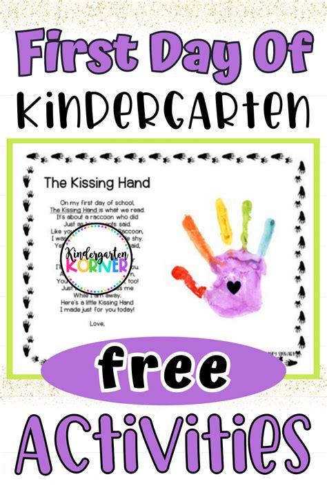 First Day Of Kindergarten Artofit