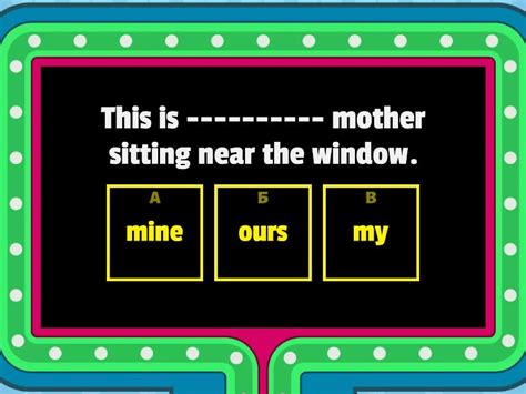 Choose Correct Answer Gameshow Quiz