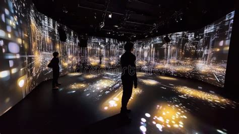 An Engaging And Dynamic Installation Featuring Stunning Visual Effects Stock Image Image Of