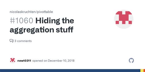 Hiding The Aggregation Stuff Issue 1060 Nicolaskruchten Pivottable GitHub