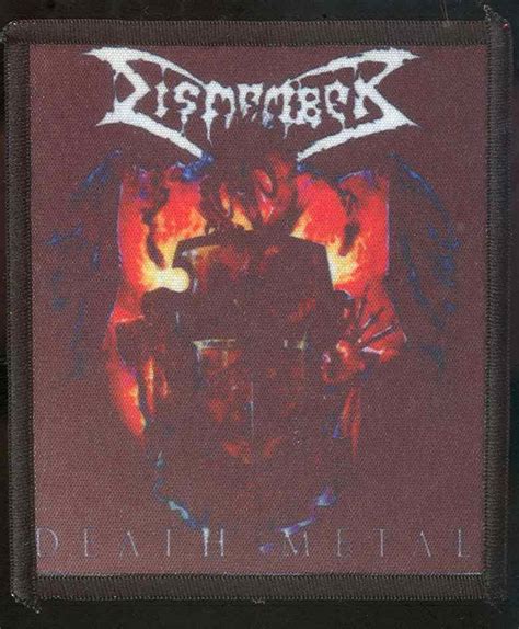 Bn Fanzine Dismember Death Metal Parche