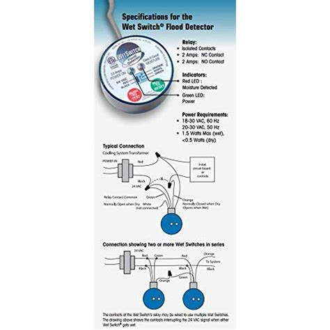 Diversitech Ws 1 Wet Switch Flood Detector Home And Office Supplies On Sale