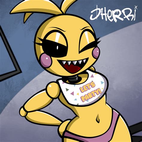 Toy Chica Fanart By Officialcherriart On Deviantart