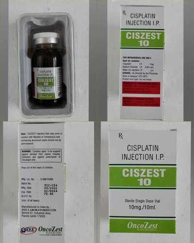 Cisplatin Injection Ip 10mg 10ml General Medicines At Best Price In Ahmedabad Strikar