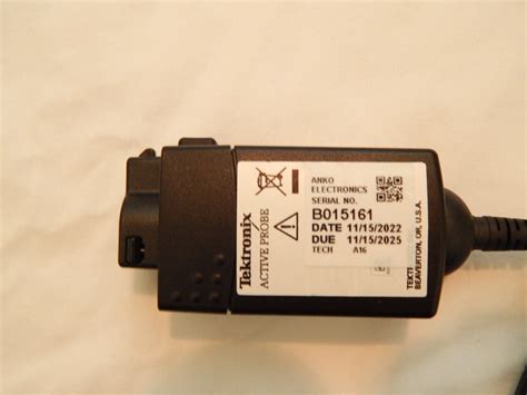 Tektronix Tdp3500 Oscilloscope 3 5 Ghz Differential Probe Nist Cald 2