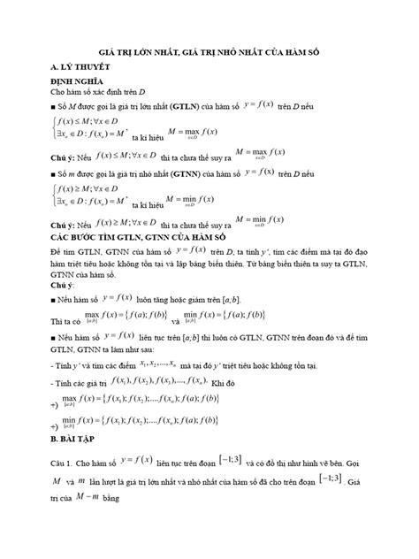 Gtln Gtnn Của Hàm Số Pdf